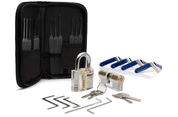 17pc Pick Set + Practice Locks – Threat Response Solutions